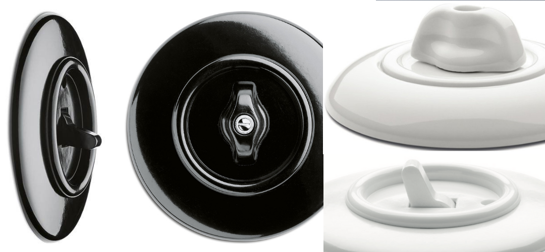 Retro stopcontacten en schakelaars van bakeliet. Nieuw & veilig | Billink